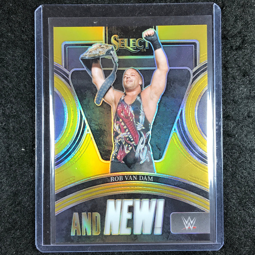 2024 Select WWE ROB VAN DAM And NEW! Gold 3/10 #20 – Cherry Collectables