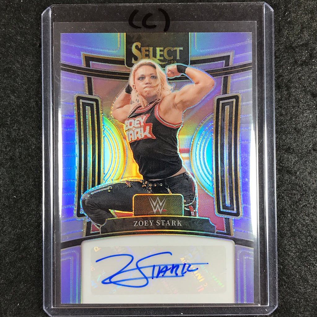 2024 Select WWE ZOEY STARK Signatures Auto Refractor #ZST (C) – Cherry ...