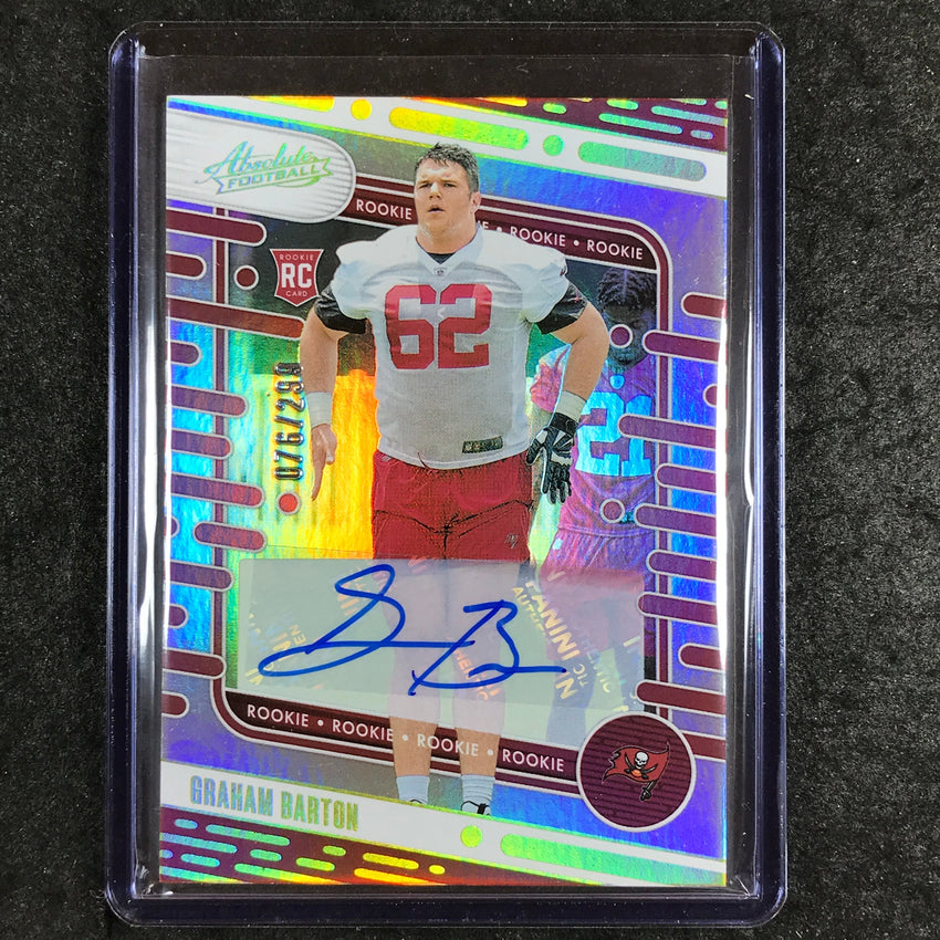 2024 Absolute Football GRAHAM BARTON Signature Rookies Auto Spectrum 7 ...