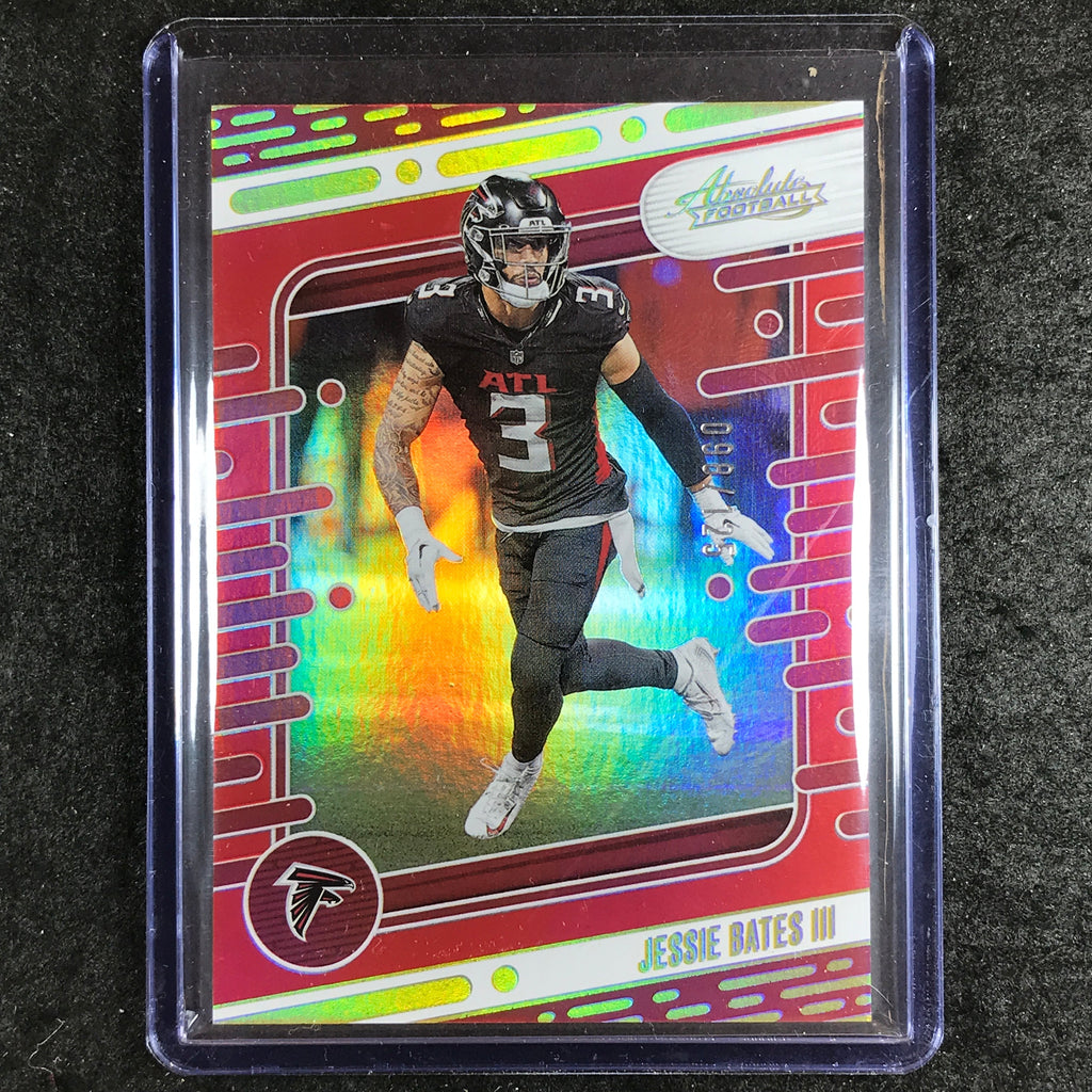 2024 Absolute Football JESSIE BATES III Base Red Spectrum 98/125 #7 ...