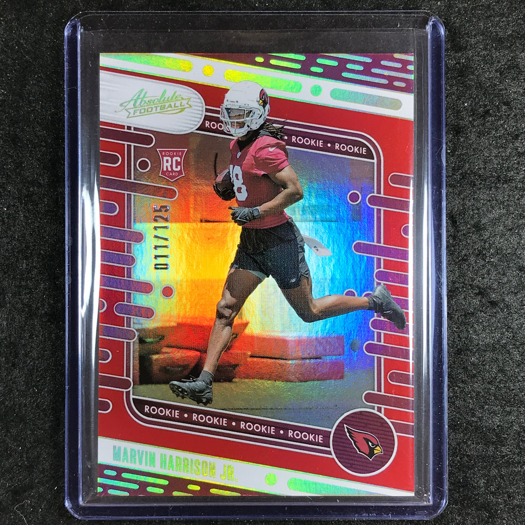 2024 Absolute Football MARVIN HARRISON JR. Rookie Base Red Spectrum 11 ...