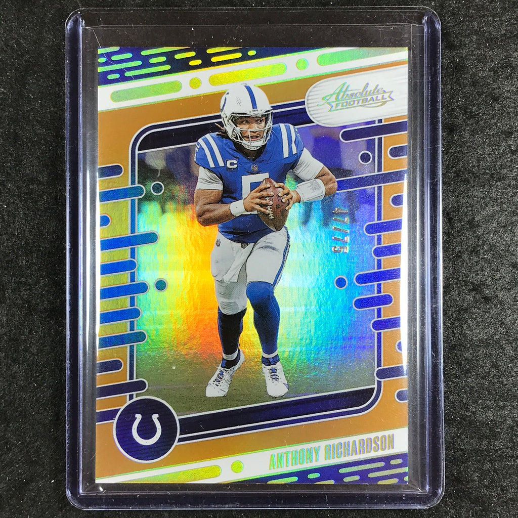 2024 Absolute Football ANTHONY RICHARDSON Base Orange Spectrum 47/75 ...