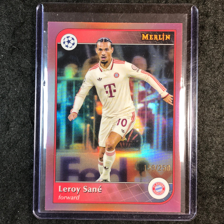 2024-25 Merlin UEFA Club Comp LEROY SANE Rose Gold /250 #13 – Cherry ...