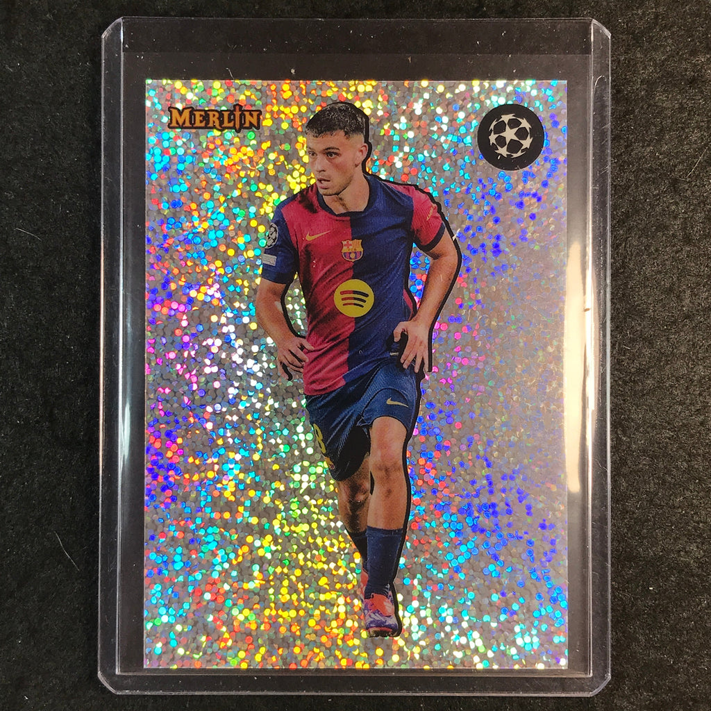 2024-25 Merlin UEFA Club Comp PEDRI The Shiny SSP #2 – Cherry Collectables