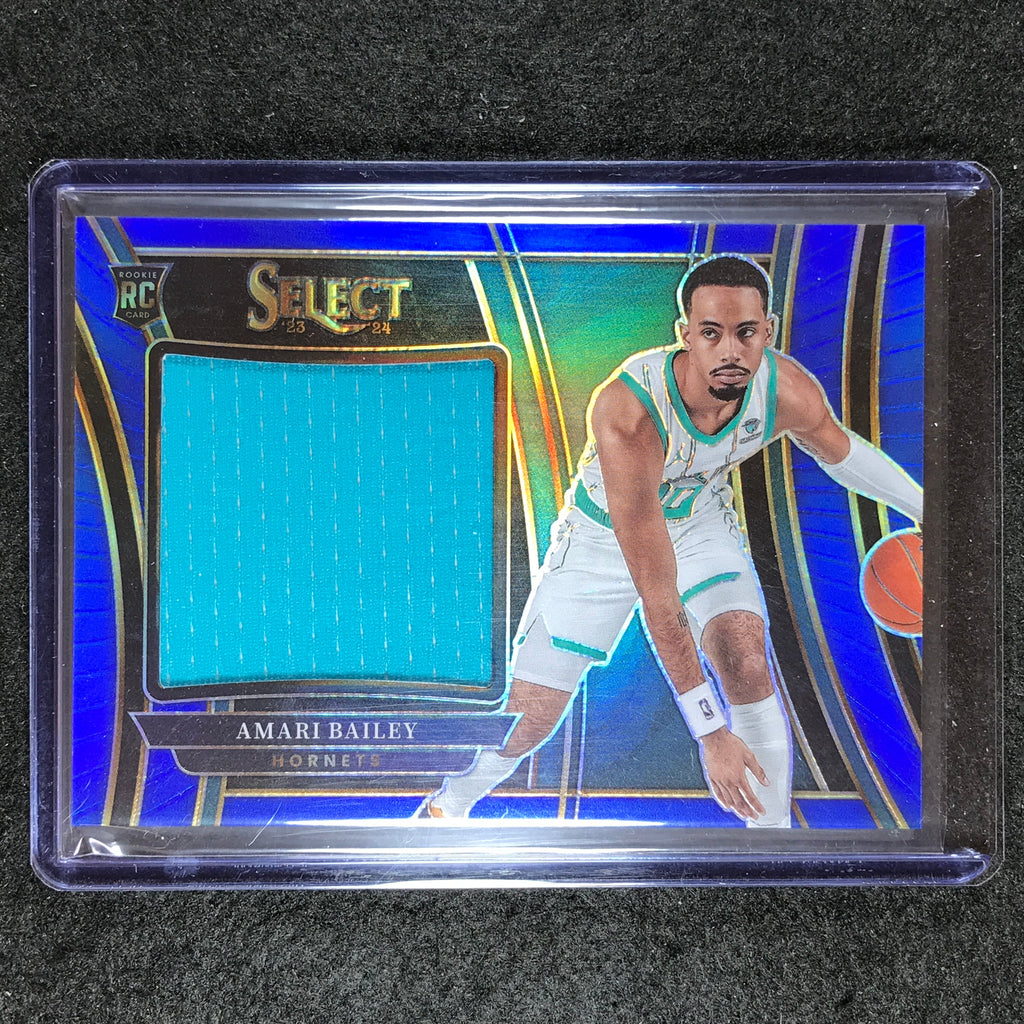 2023-24 Select AMARI BAILEY Rookie Jumbo Swatches Jersey Relic Blue 39 ...