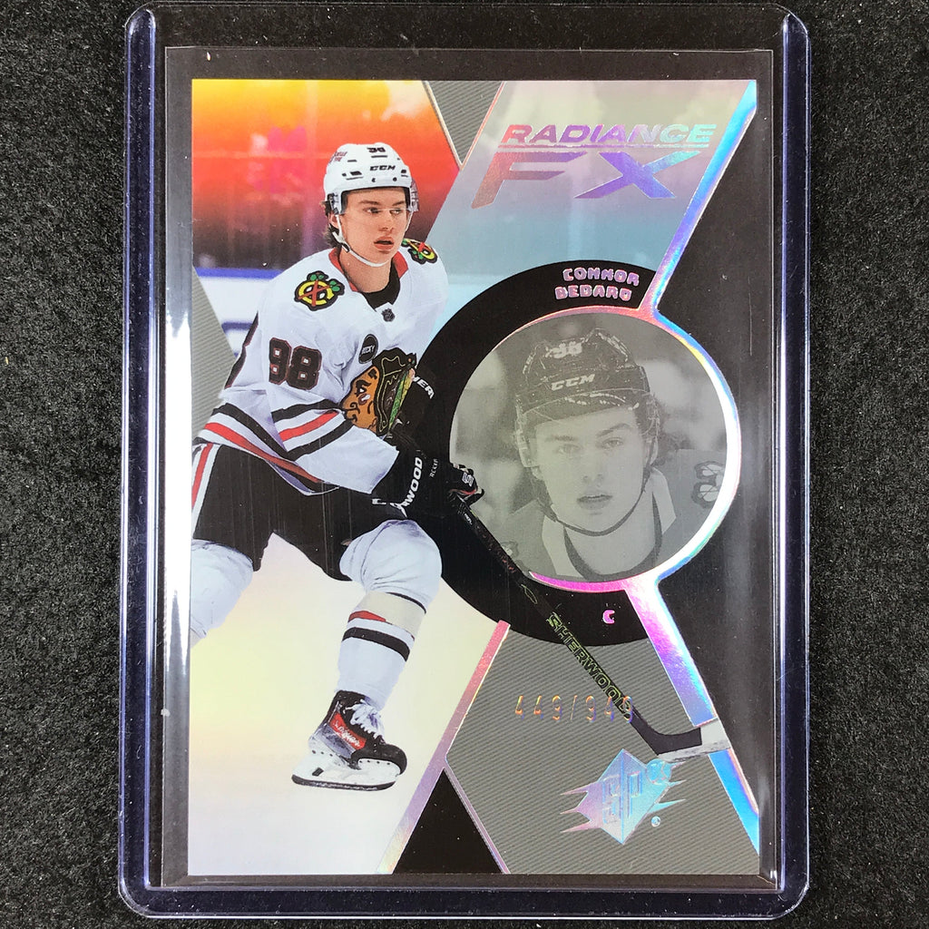 2023-24 SPx Hockey CONNOR BEDARD Radiance FX Rookie Base 449/949 #100 ...