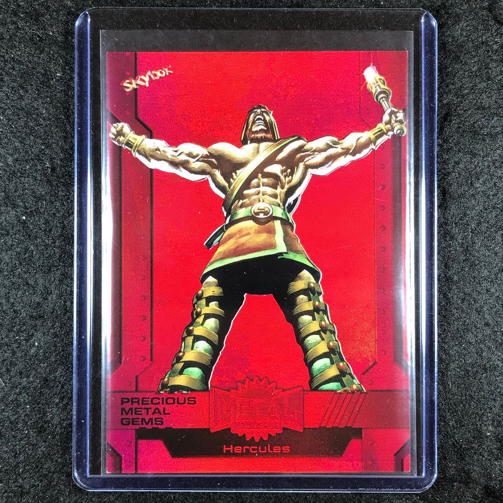 2024 Marvel Metal Universe Avengers HERCULES Precious Metal Gems Red 8 ...