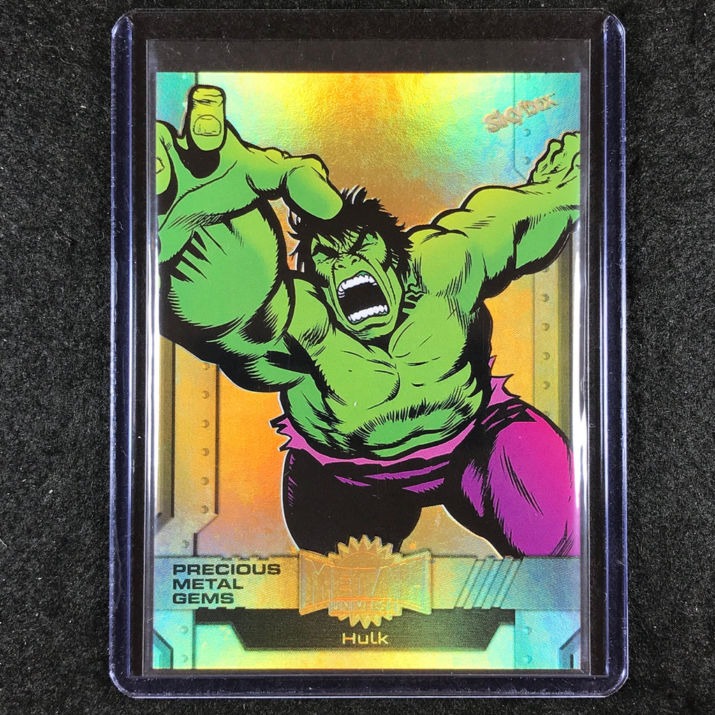 2024 Marvel Metal Universe Avengers HULK Precious Metal Gems Gold 1/1 ...