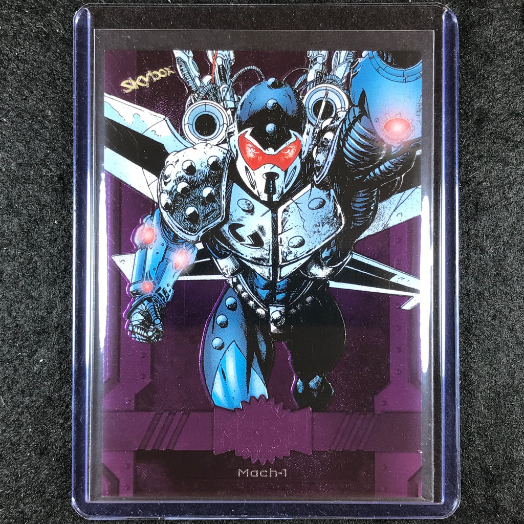 2024 Marvel Metal Universe Avengers MACH-1 Base Purple FX 86/199 #92 ...
