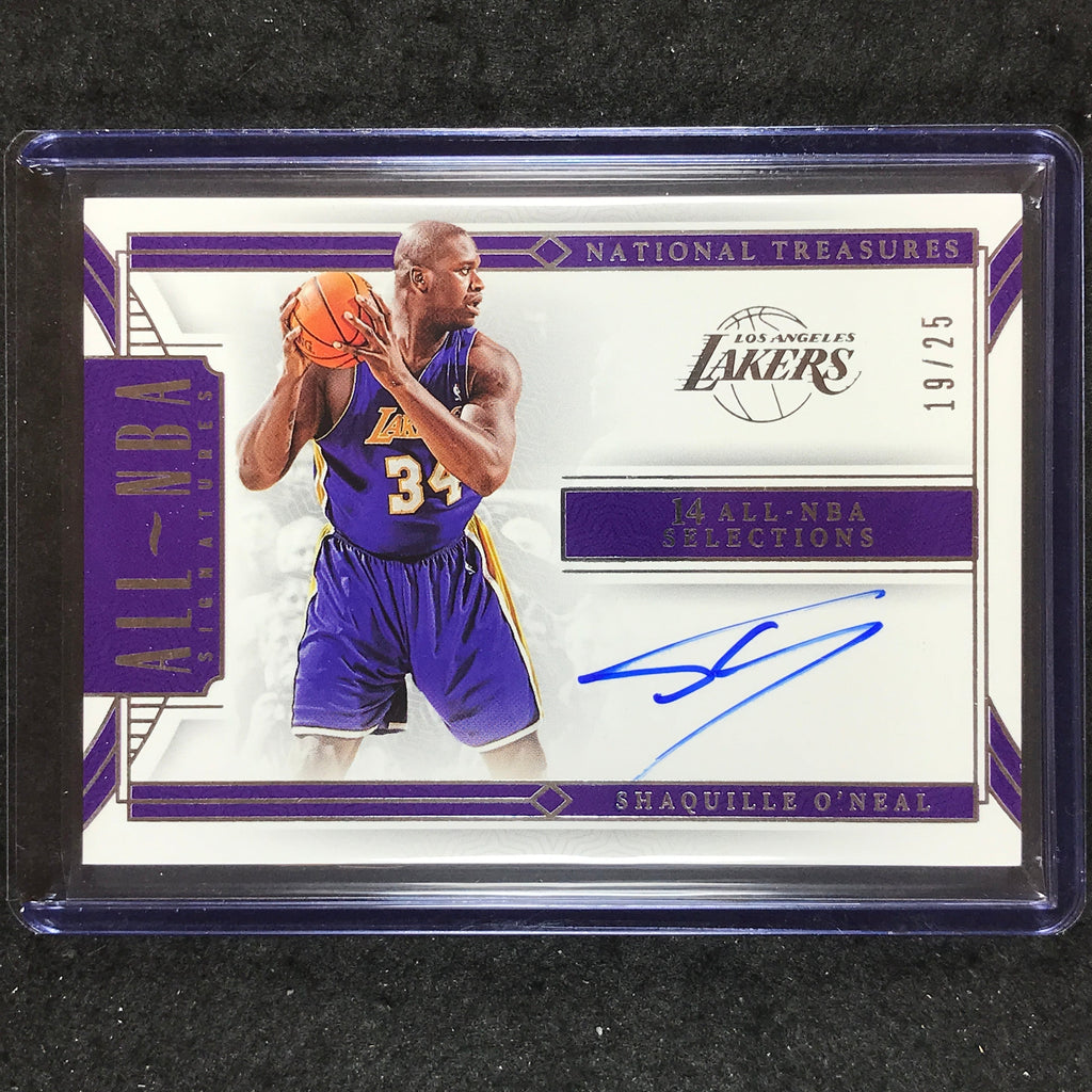 2023-24 National Treasures SHAQUILLE O'NEAL All-NBA Signatures Auto 19 ...