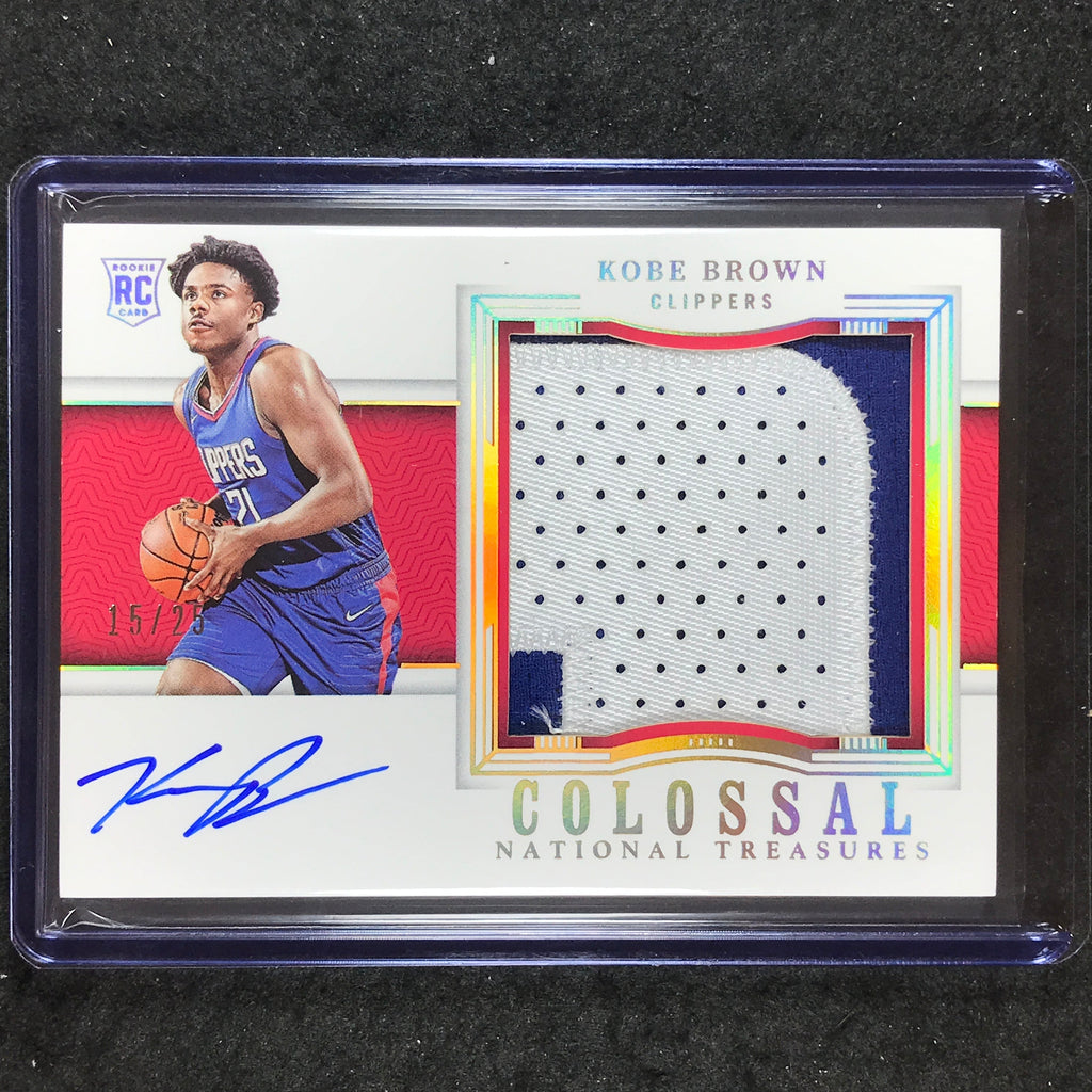 2023-24 National Treasures KOBE BROWN Colossal Rookie Material Patch A ...