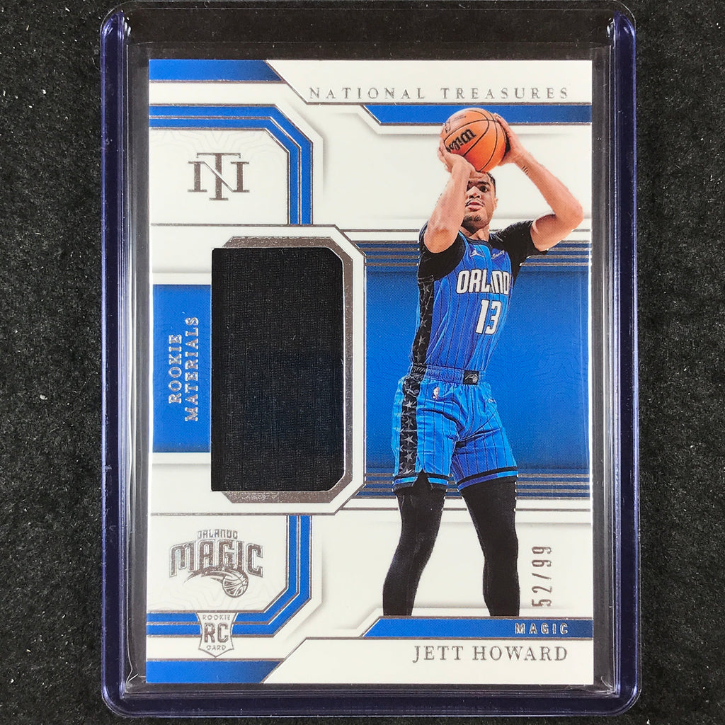 2023-24 National Treasures JETT HOWARD Rookie Materials Jersey Relic 5 ...
