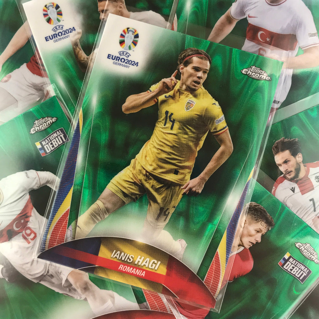 2023-24 Topps Chrome UEFA Euro JONAS WIND Base Green RayWave #25 ...