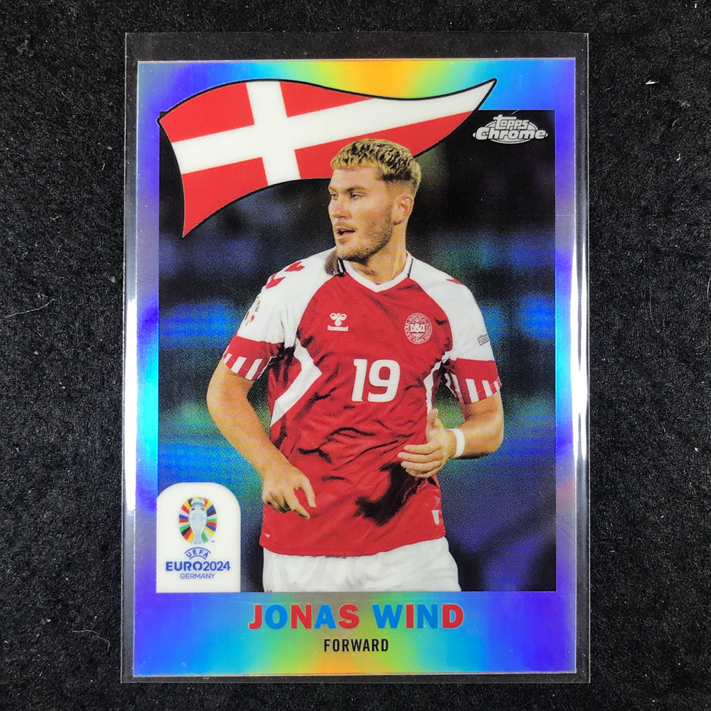 2023-24 Topps Chrome UEFA Euro JONAS WIND 1960 Topps Chrome Base #7 ...