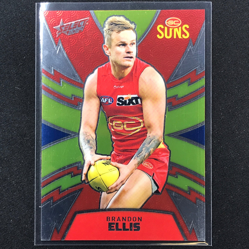 2024 Footy Stars Brandon Ellis Luminous Thunderbolt 44/599 #185 ...