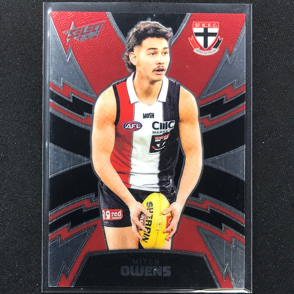 2024 Footy Stars MITCH OWENS Luminous Thunderbolt 491/599 #320 – Cherry ...