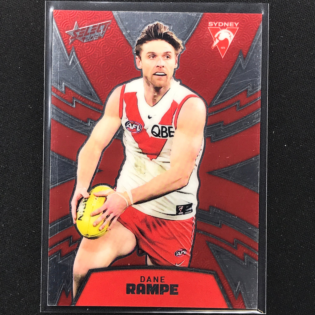 2024 Footy Stars Dane Rampe Luminous Thunderbolt 224/599 #348 – Cherry ...