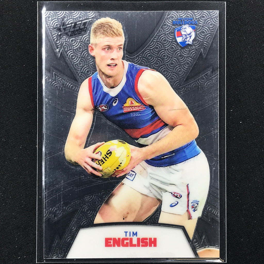 2024 Footy Stars Tim English Luminous Thunderbolt Refractor 292/299 No ...