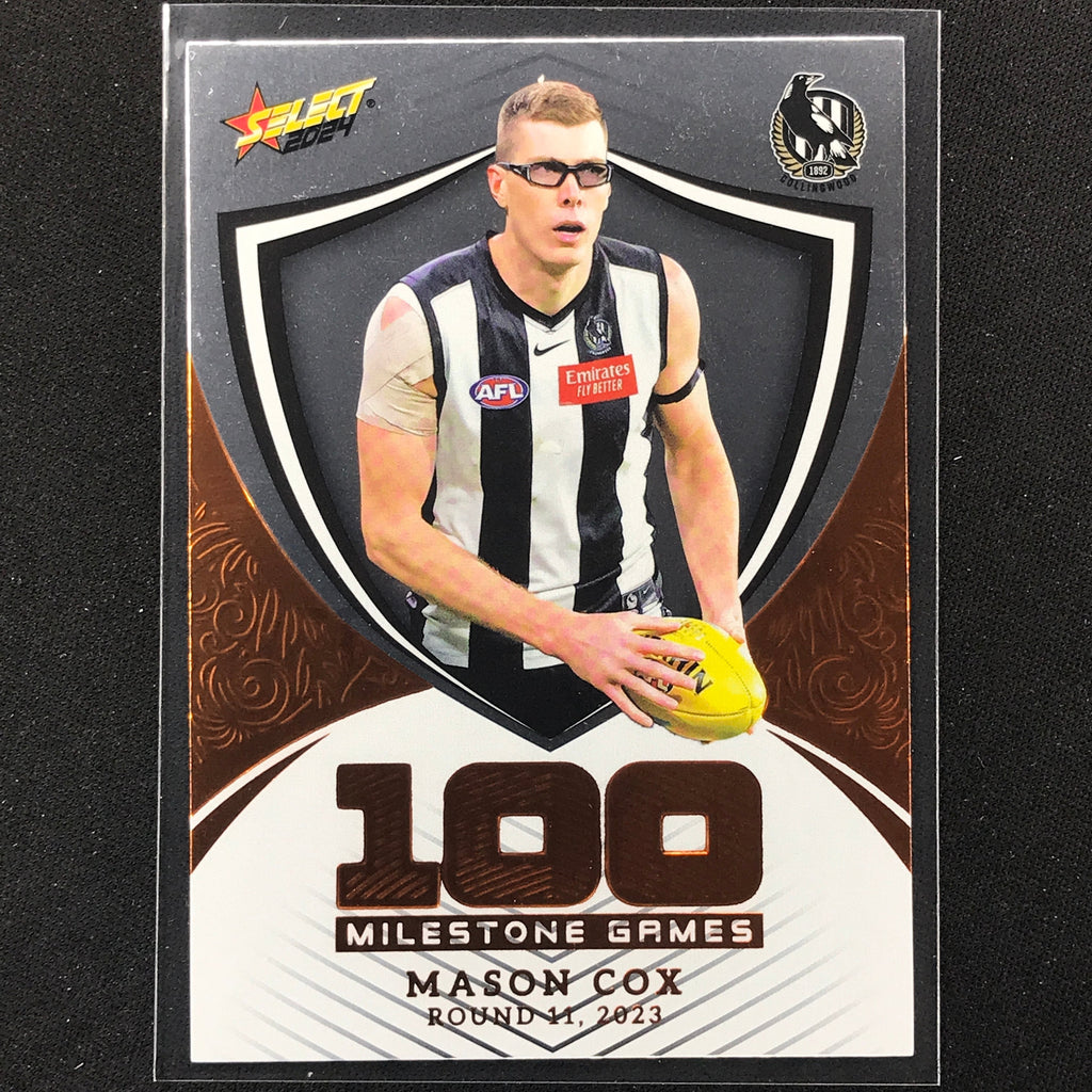 2024 Footy Stars MASON COX Milestone Games Hobby 71/240 #23 – Cherry ...