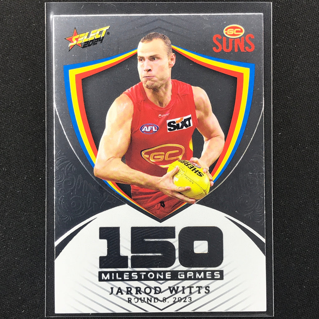 2024 Footy Stars Jarrod Witts Milestone Games Hobby 215/240 #54 ...