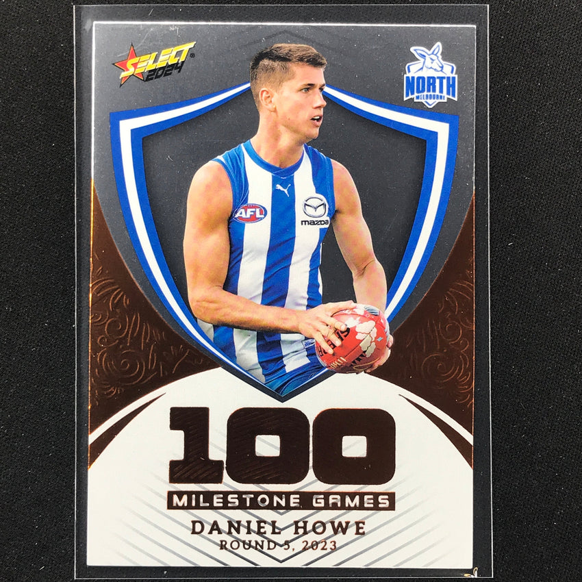 2024 Footy Stars DANIEL HOWE Milestone Games Hobby 6/240 #70 – Cherry Collectables