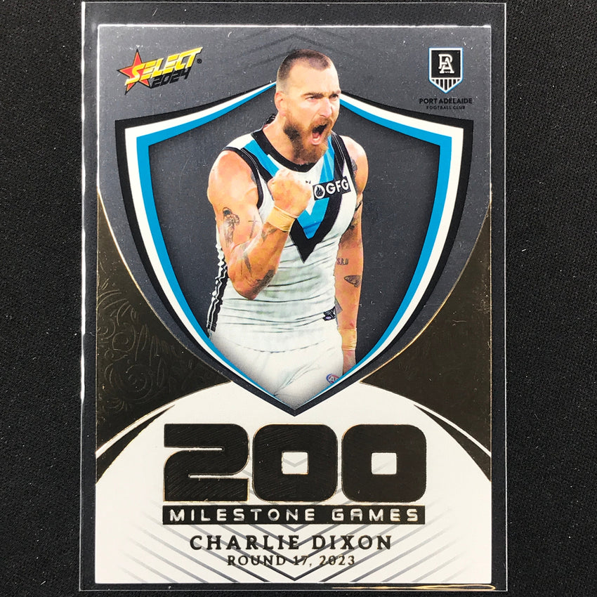 2024 Footy Stars Charlie Dixon Milestone Games Hobby 1/240 No 73 ...