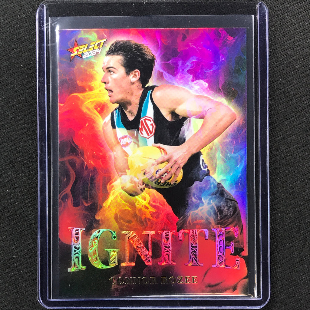 2024 Footy Stars Connor Rozee Ignite No 52 – Cherry Collectables