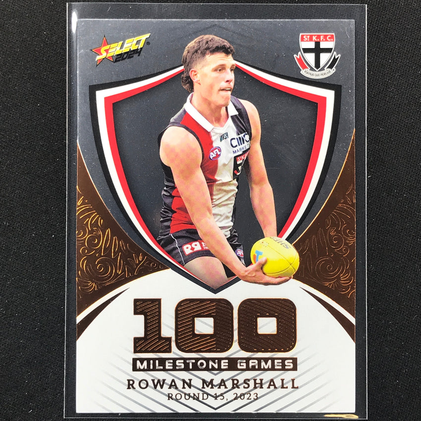 2024 Footy Stars ROWAN MARSHALL Milestone Games Hobby 155/240 #87 ...