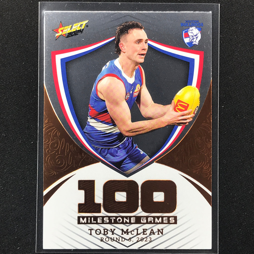2024 Footy Stars TOBY MCLEAN Milestone Games Hobby 207/240 #102 ...
