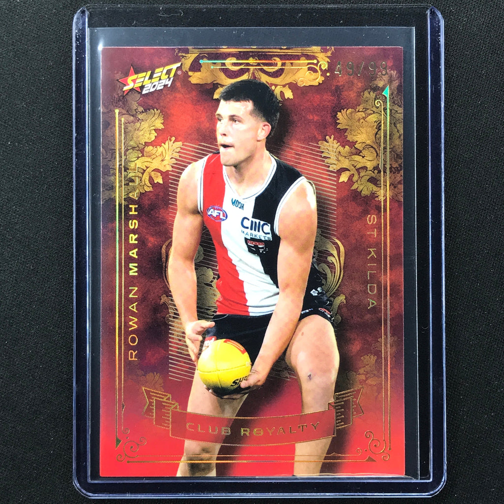 2024 Footy Stars ROWAN MARSHALL Club Royalty 49/99 #73 – Cherry ...