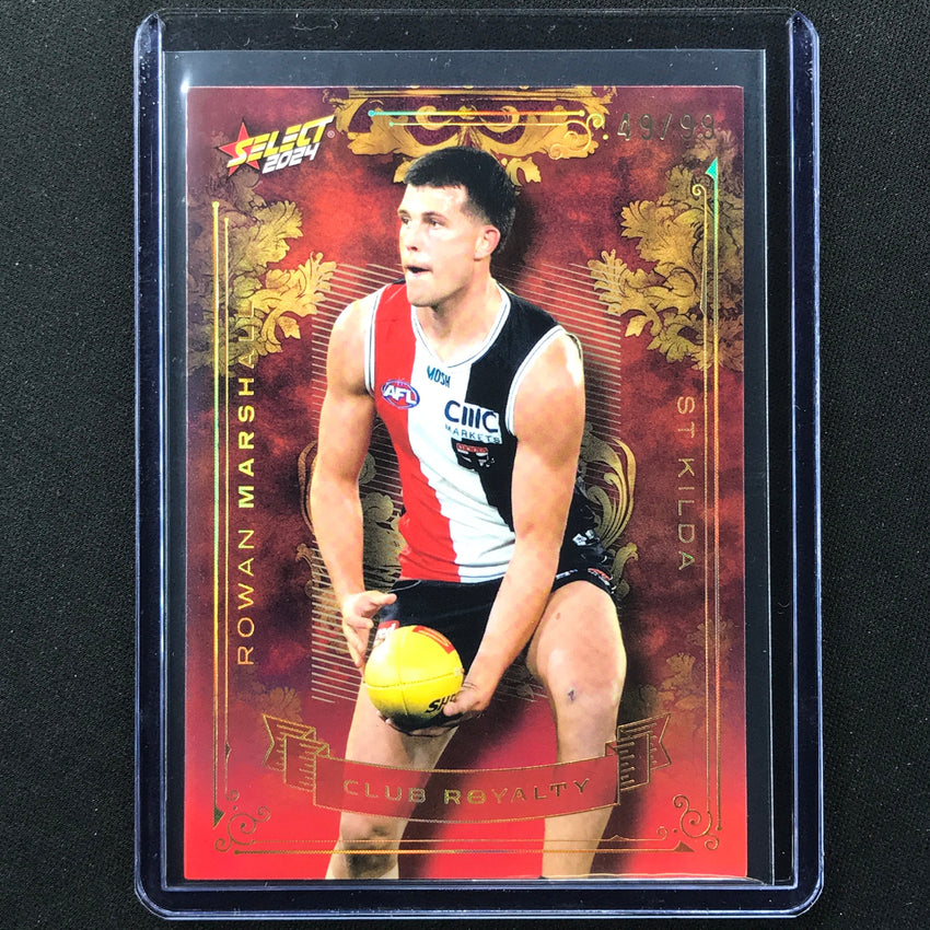 2024 Footy Stars ROWAN MARSHALL Club Royalty 49/99 #73 – Cherry ...