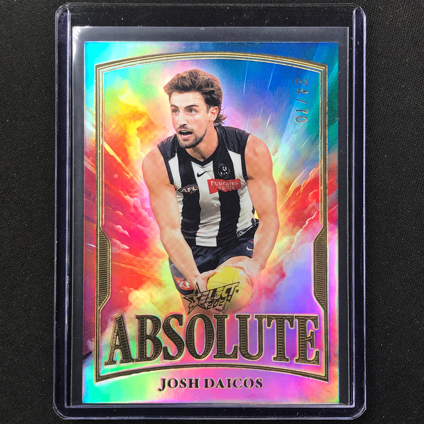 2024 Footy Stars JOSH DAICOS Absolute 24/70 #16 – Cherry Collectables