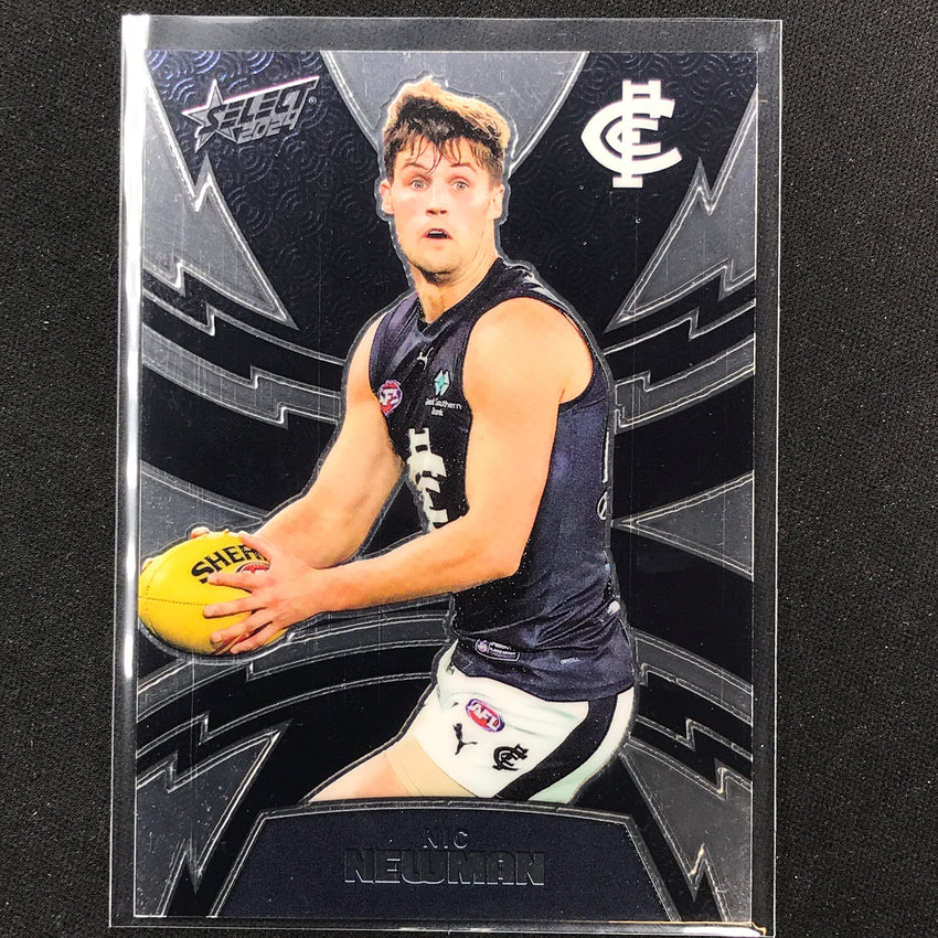 2024 Footy Stars Nic Newman Luminous Thunderbolt 39/599 No 59 – Cherry ...