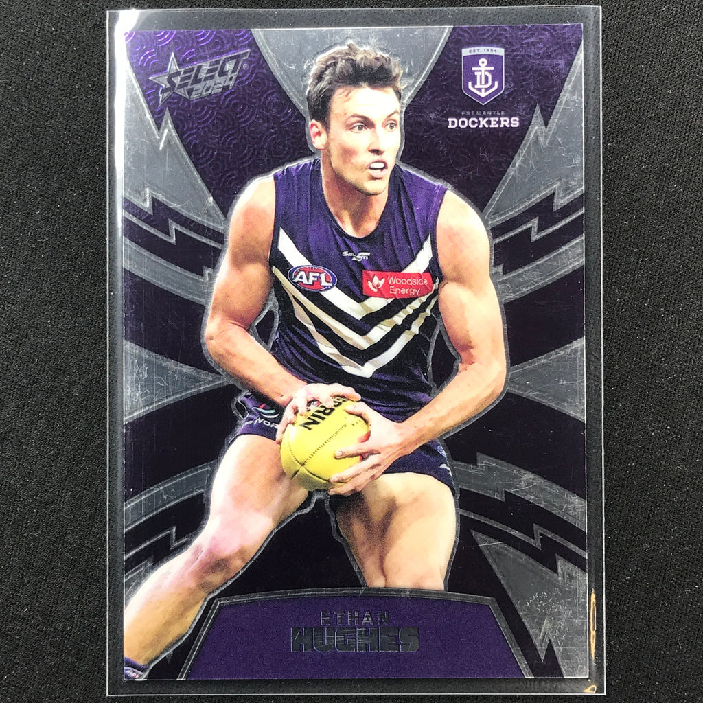 2024 Footy Stars Ethan Hughes Luminous Thunderbolt 128/599 #120 ...