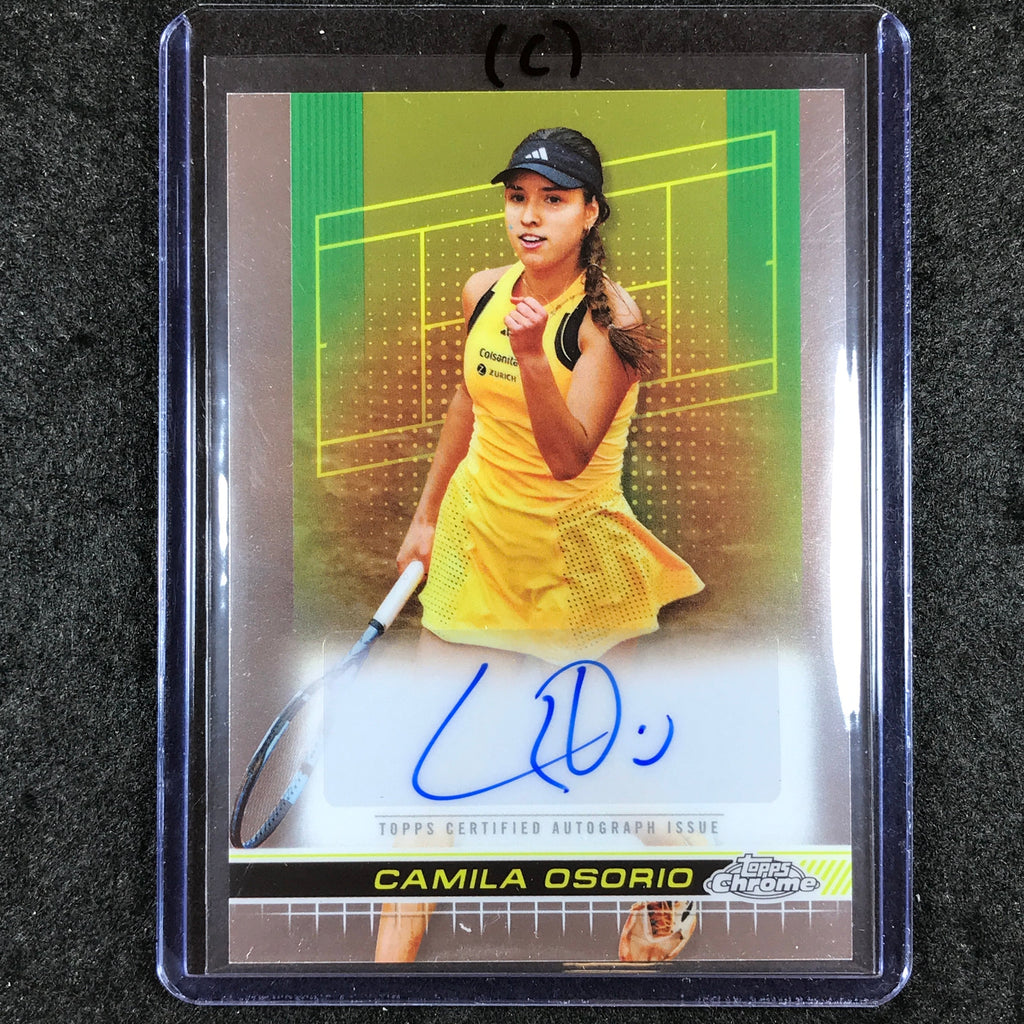 2024 Topps Chrome Tennis CAMILA OSORIO Base Auto #COO (C) – Cherry ...