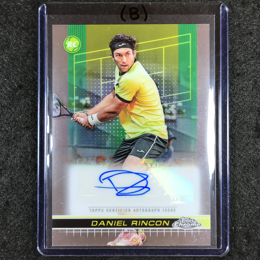 2024 Topps Chrome Tennis DANIEL RINCON Base Rookie Auto #DRN (B ...