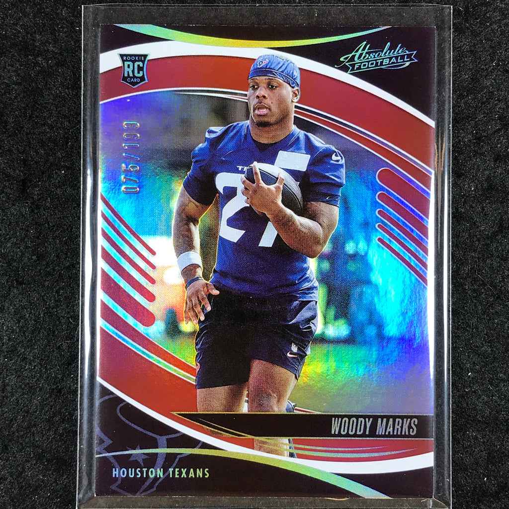 2025 Absolute Football WOODY MARKS Rookie Base Red Spectrum /199 #199 ...