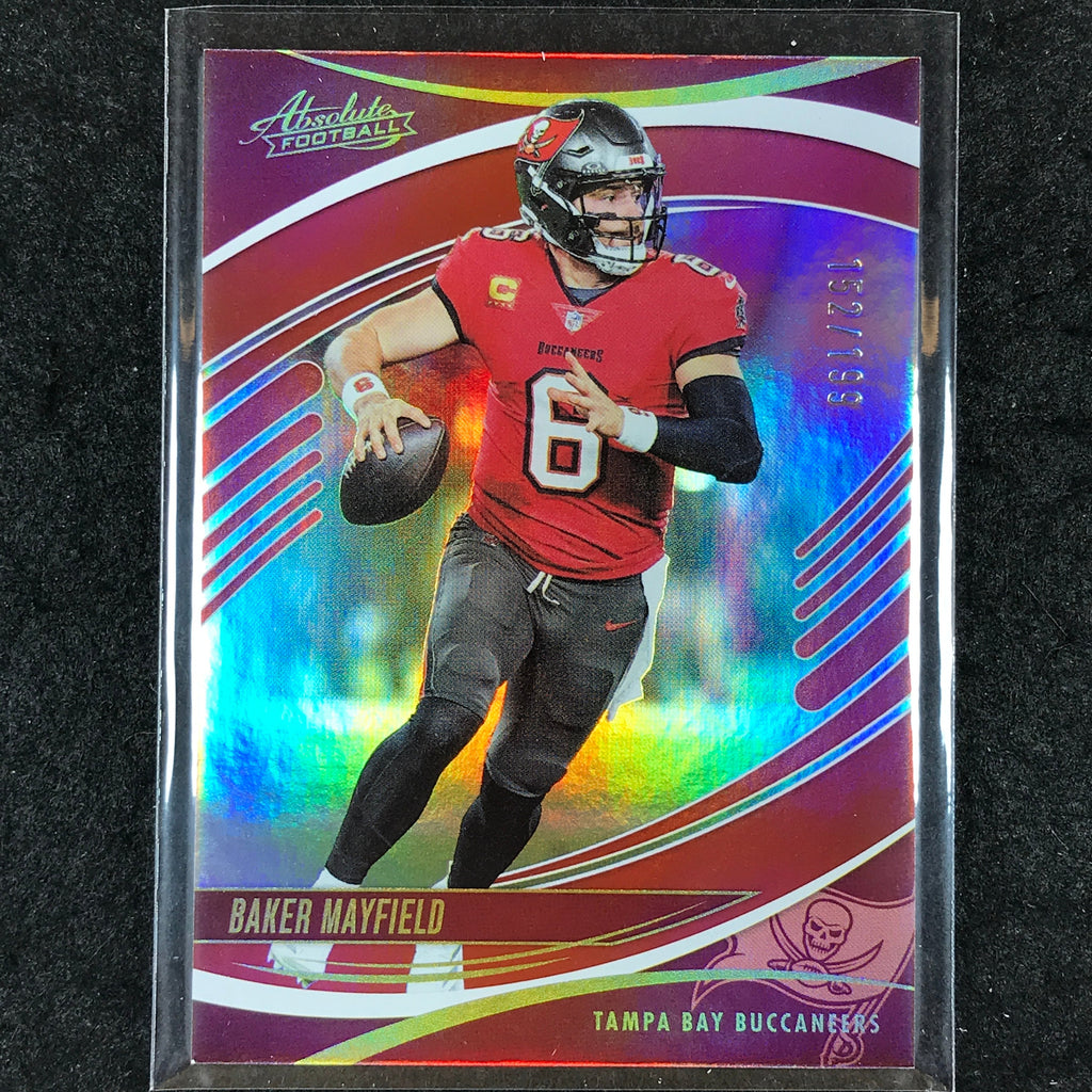 2025 Absolute Football BAKER MAYFIELD Base Red Spectrum /199 #61 ...