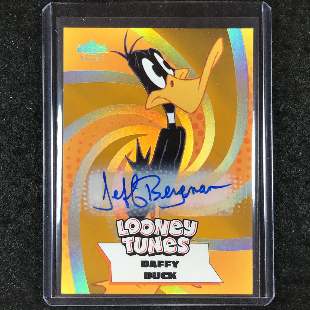 2024 Fleer Retro Looney Tunes DAFFY DUCK JEFF BERGMAN Base Autograph ...