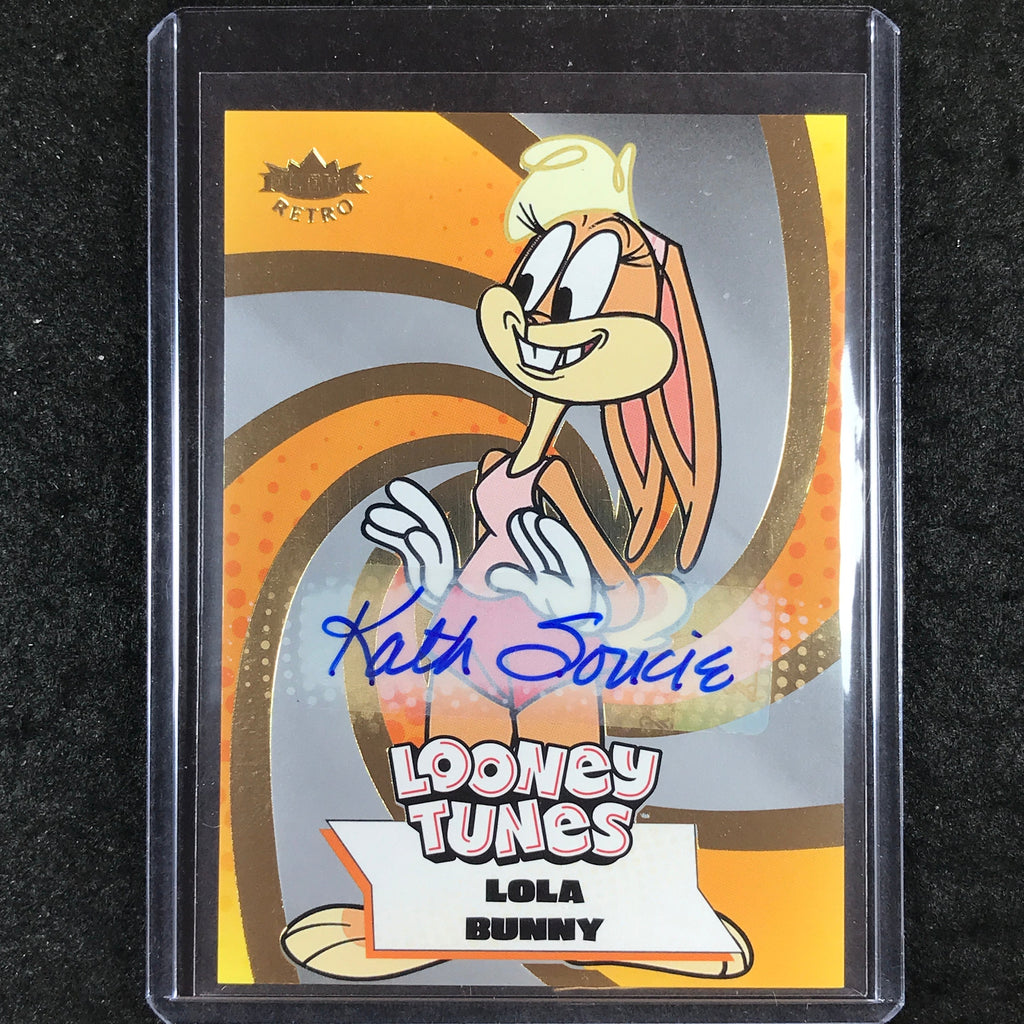 2024 Fleer Retro Looney Tunes LOLA BUNNY KATH SOUCIE Base Autograph #1 ...