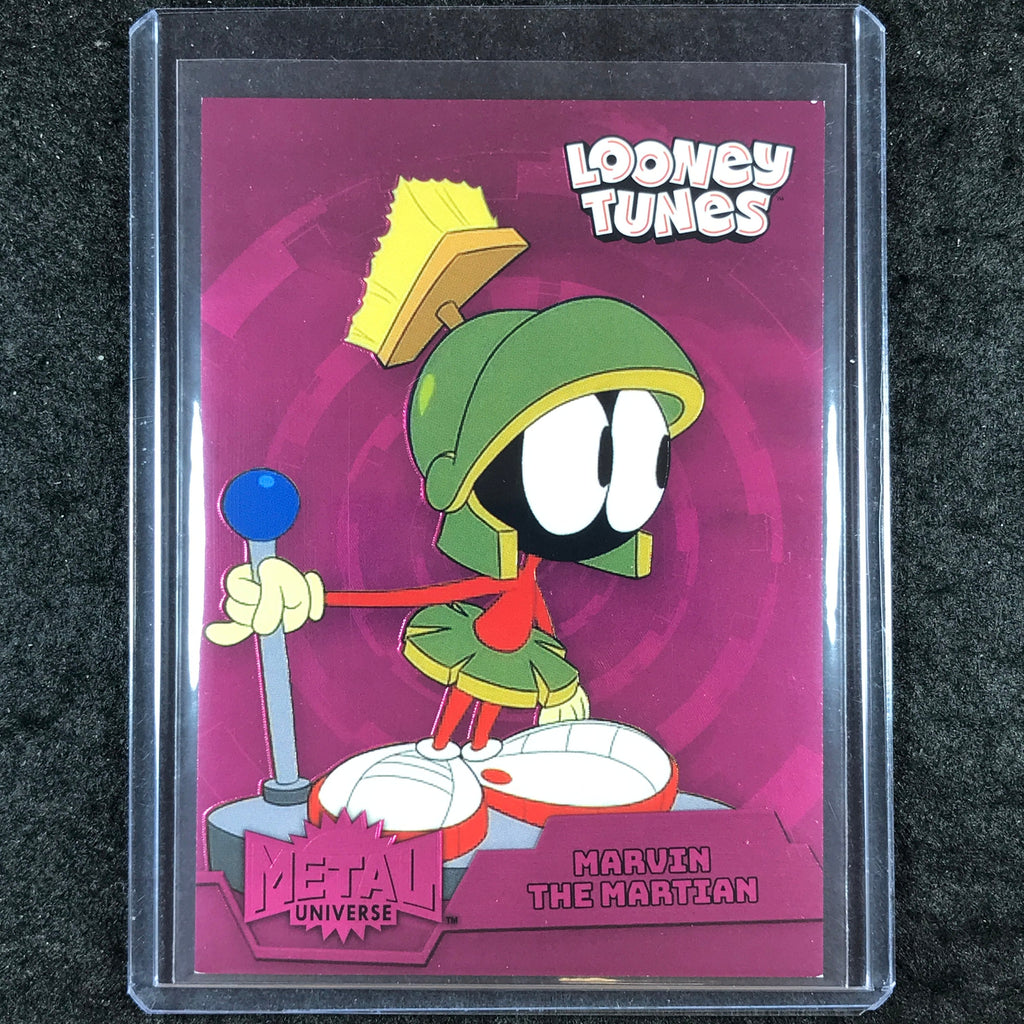 2024 Fleer Retro Looney Tunes MARVIN THE MARTIAN Metal Universe Pink F ...