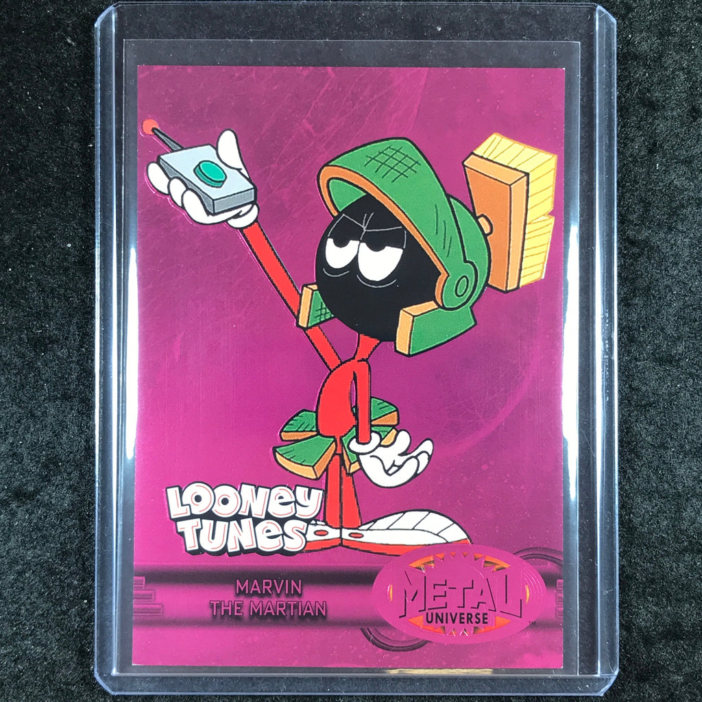 2024 Fleer Retro Looney Tunes MARVIN THE MARTIAN Metal 97-98 Retro Pin ...