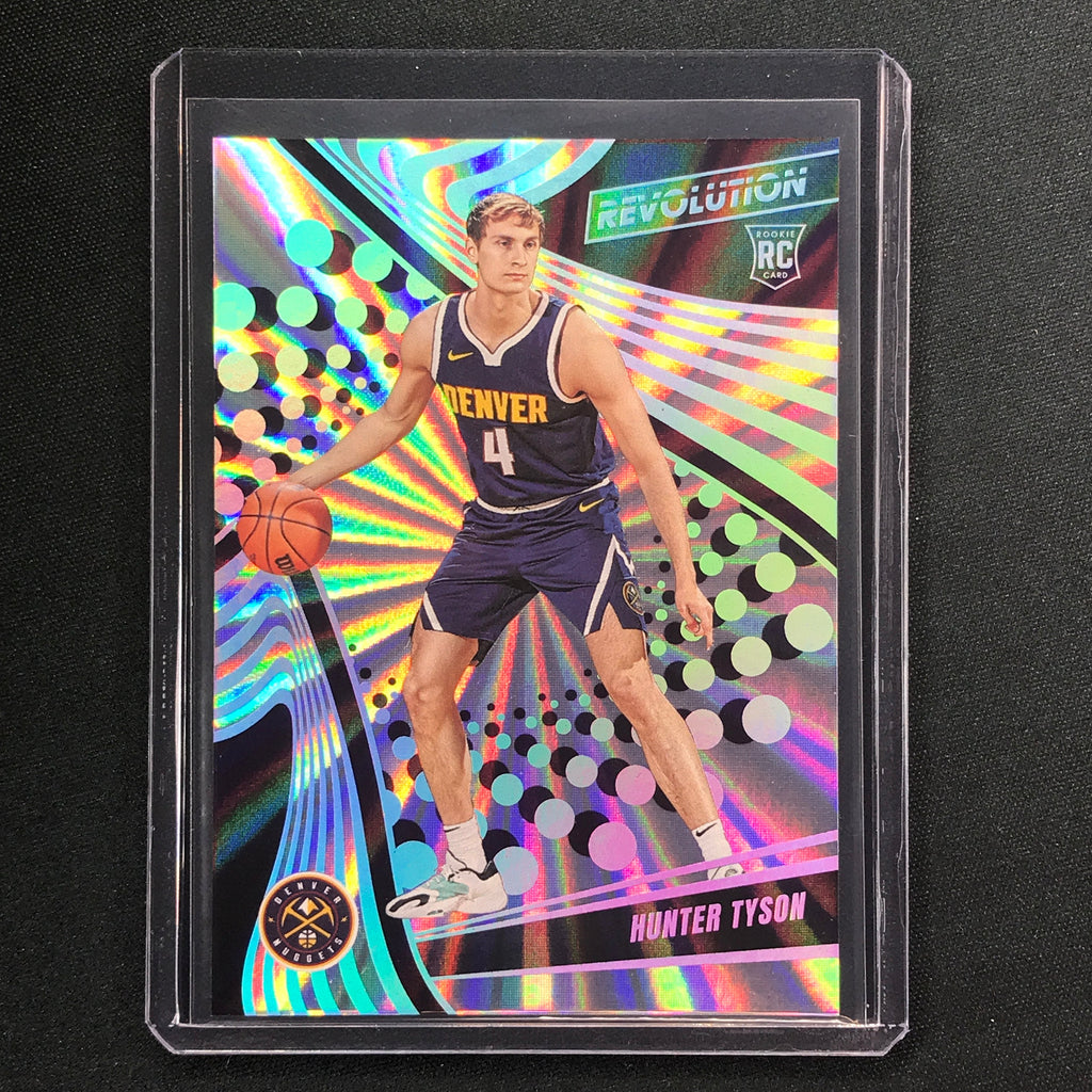 2023-24 Revolution Hunter Tyson Rookie Base Sunburst 40/75 #137 ...