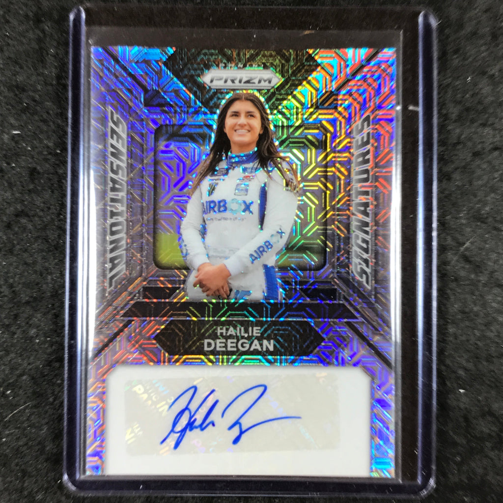 2024 Prizm NASCAR Racing HAILIE DEEGAN Sensational Signatures Auto Moj ...