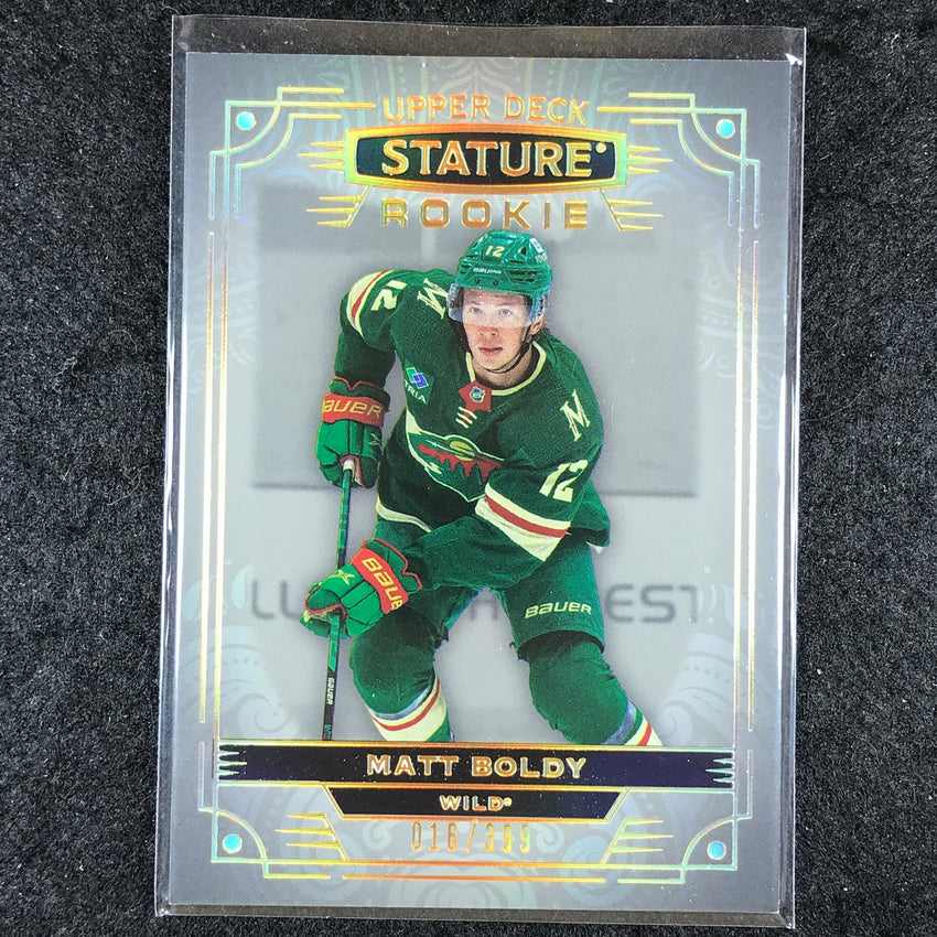2022-23 Stature Hockey MATT BOLDY Rookie Base 16/399 #101 – Cherry ...