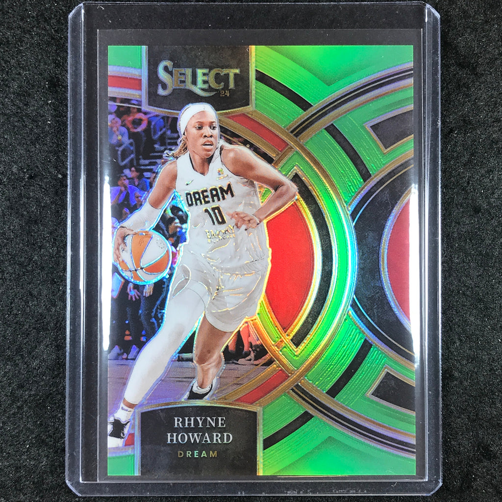 2024 Select WNBA RHYNE HOWARD Premier Level Neon Green 32/75 #140 ...