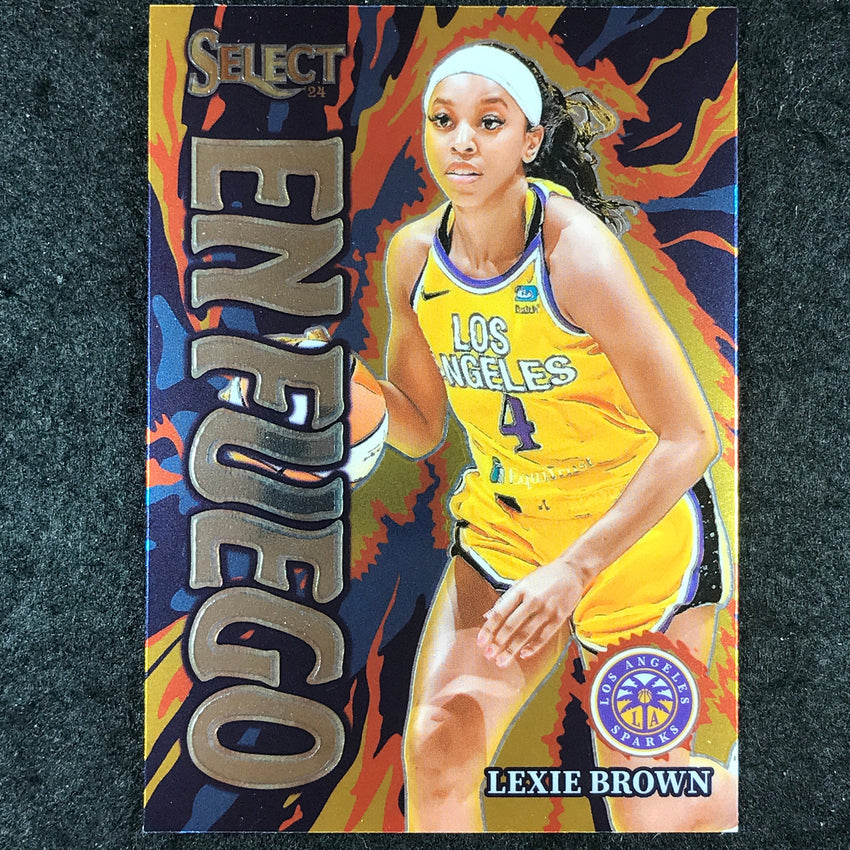 2024 Select WNBA LEXIE BROWN En Fuego Base #3 – Cherry Collectables