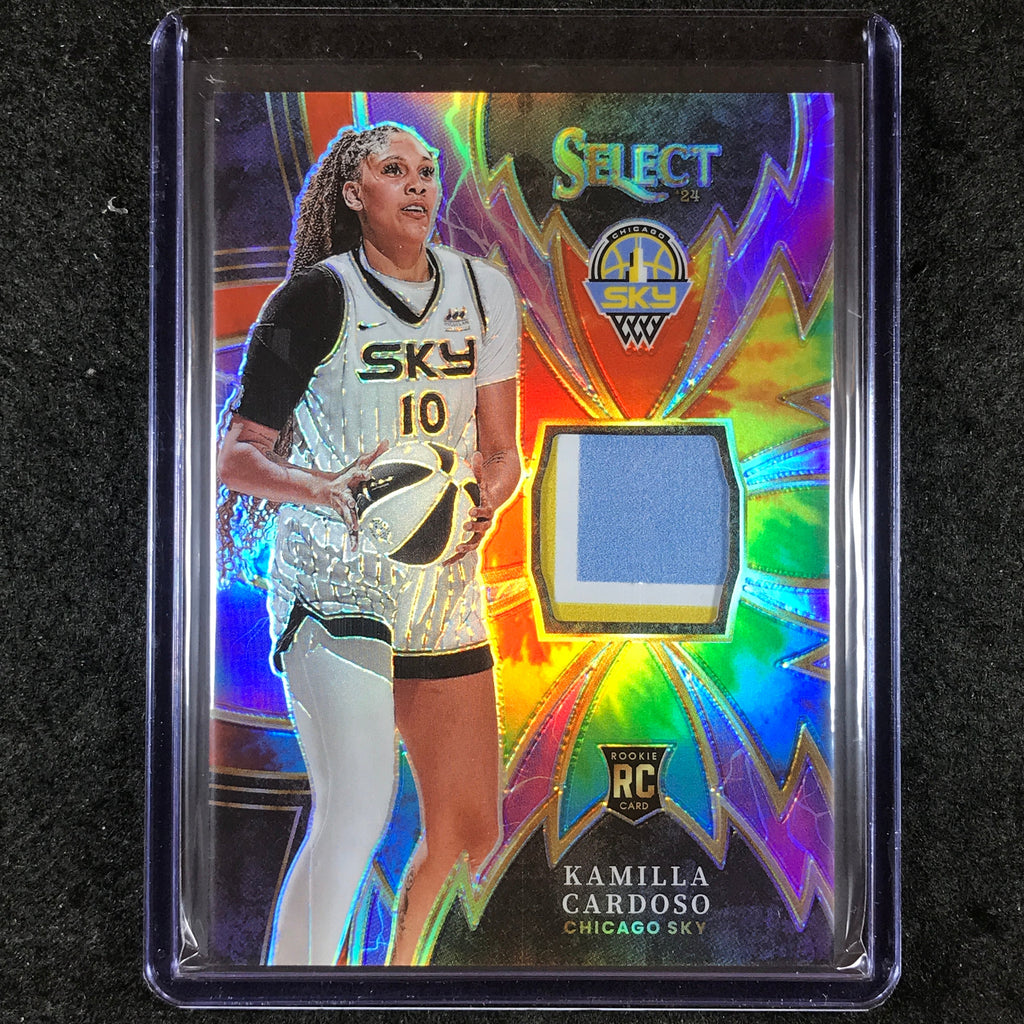 2024 Select WNBA KAMILLA CARDOSO Sparks Rookie Patch Relic Tie-Dye 21 ...