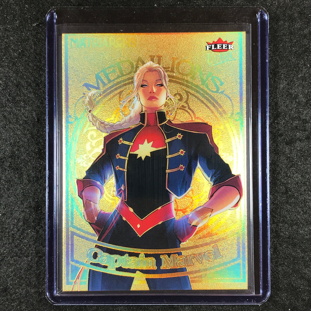 2024 Matriarchs of Marvel CAPTAIN MARVEL Gold Medallions /200 #50 ...