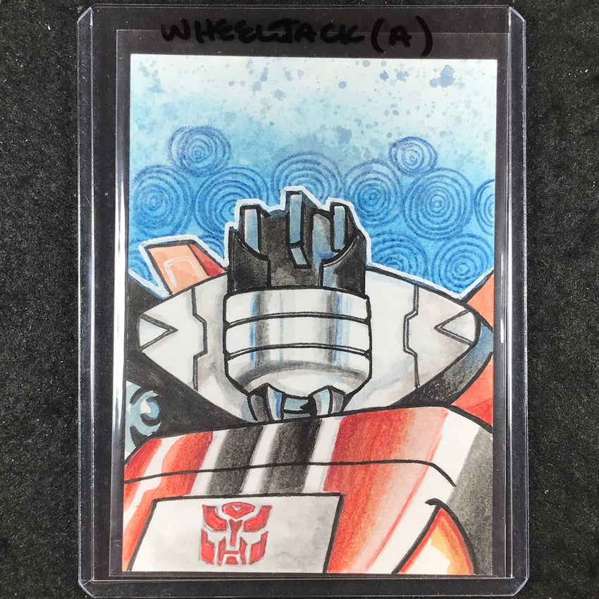 2024 Transformers 40th Anniversary WHEELJACK (A) Artist Sketch 1/1 KEI ...